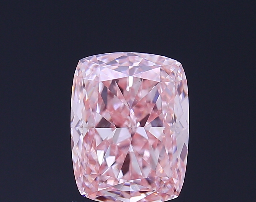 1605240-EC10499 CUSHION 1.02 FANCY INTENSE PINK VS1